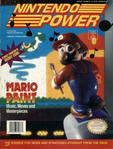 Nintendo Power 39: Mario Paint | Video Game Wiki | Fandom