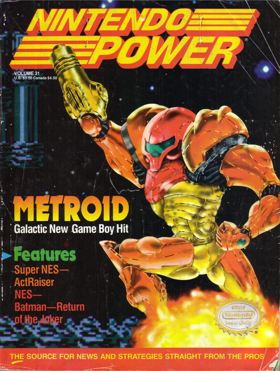 Nintendo Power 31: Metroid II: The Return of Samus | Video Game Wiki ...