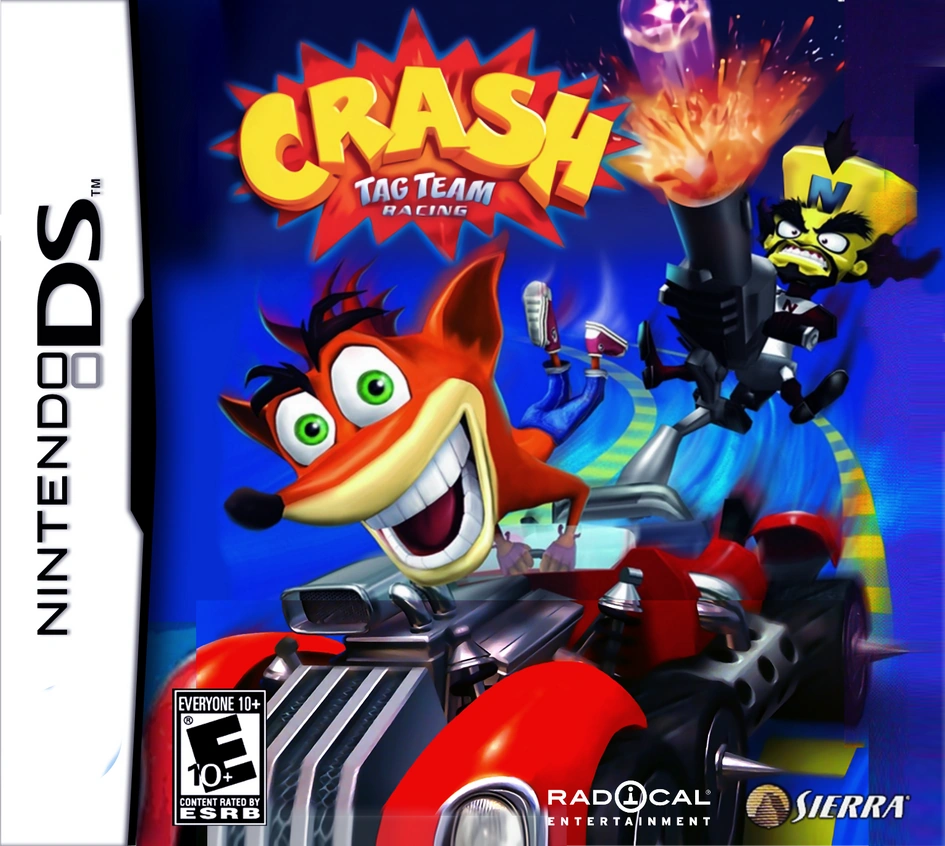 Crash Tag Team Racing (Nintendo DS version) (Finished version) | Video ...
