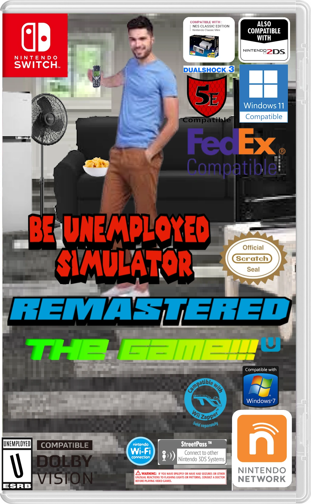 Be Unemployed Simulator REMASTERED: The Game U | Video Game Fanon Wiki ...