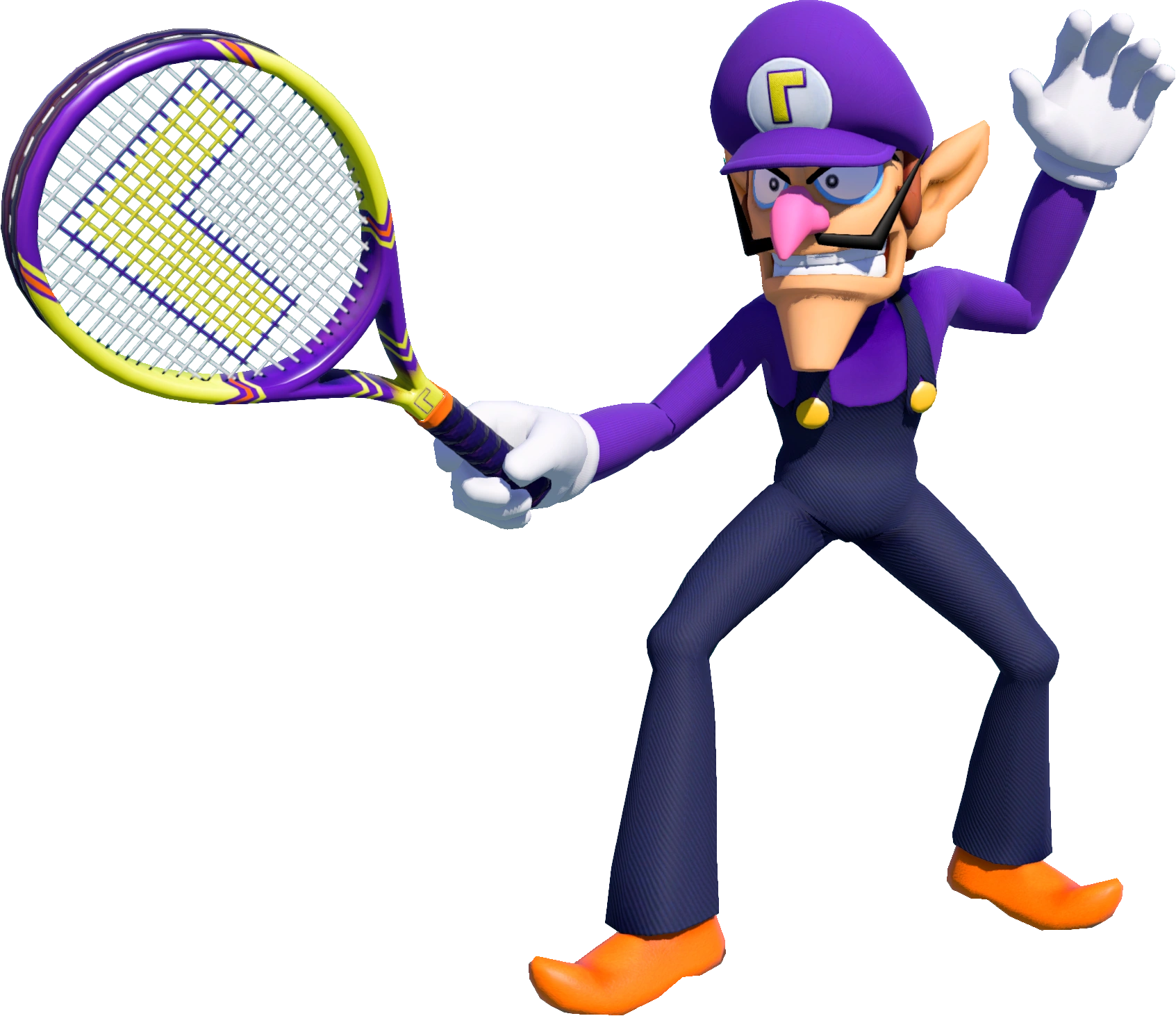 Super Smash Bros Waluigi Skin