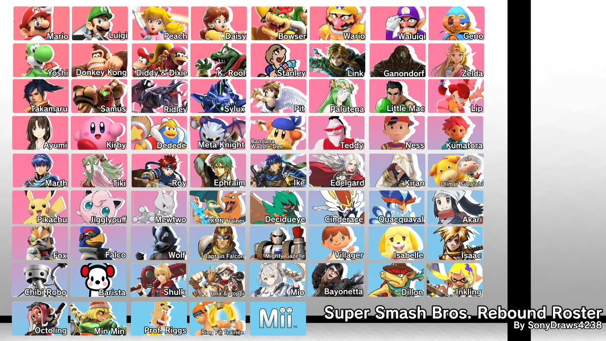 Super Smash Brothers. Rebound | Video Game Fanon Wiki | Fandom