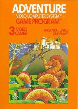 Adventure Atari Dragons Mouth Open