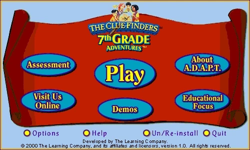 The ClueFinders 7th Grade Adventures | Video Games Fanon Wiki | Fandom