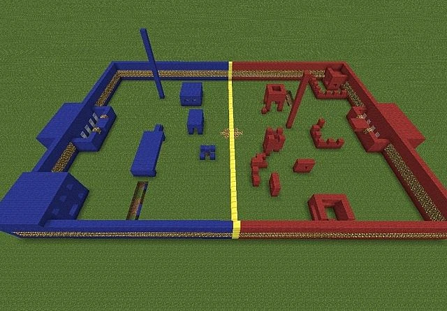 Minecraft Paintball Arena
