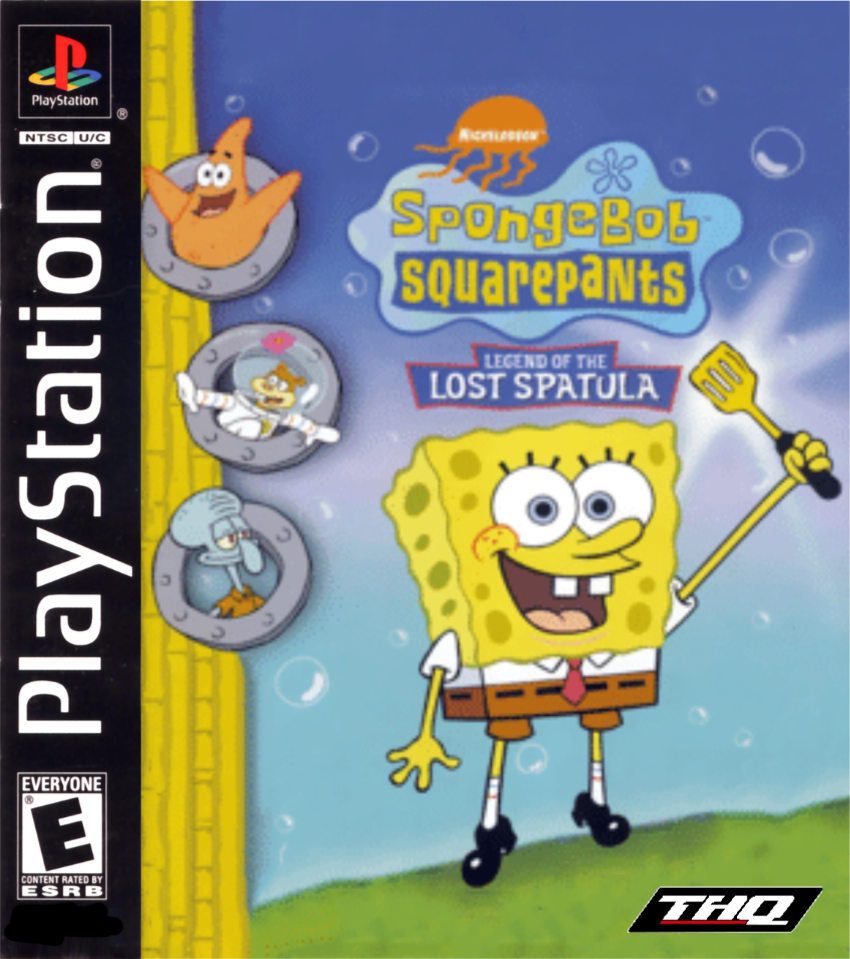 SpongeBob SquarePants: Legend of the Lost Spatula (PS1 version) | Video ...