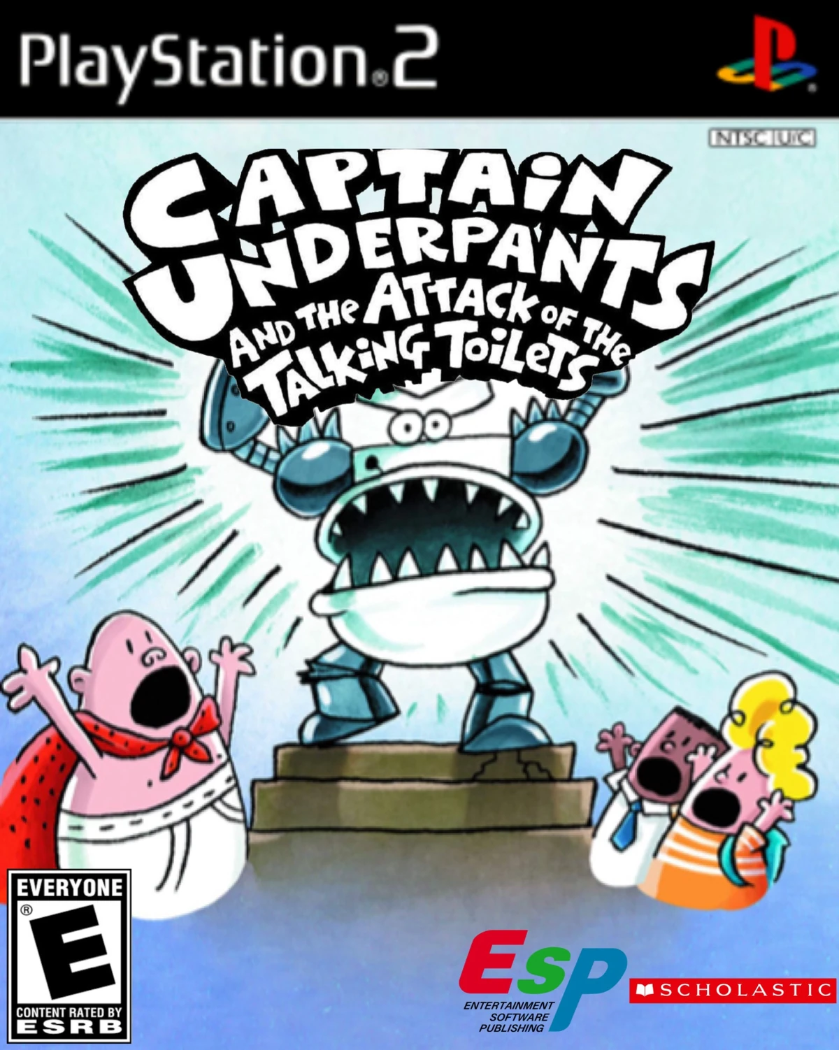 Captain Underpants And The Attack of the Talking Toilets (Video Game ...