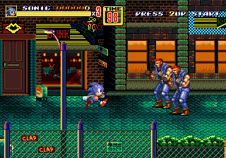 Sonic in Streets of Rage 2 | Videogaming Wiki | Fandom