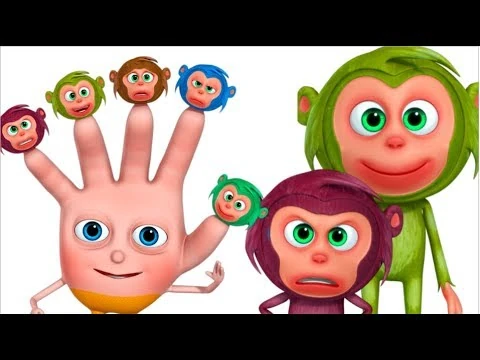 Monkey Finger Family (Veejee Surprise Eggs Finger Family Series ...