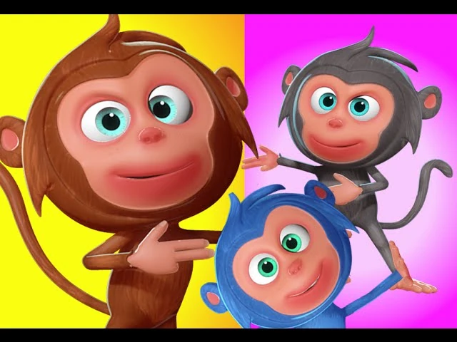 Five Little Monkeys Jumping On The Bed (3d version) | Videogyan Wiki ...