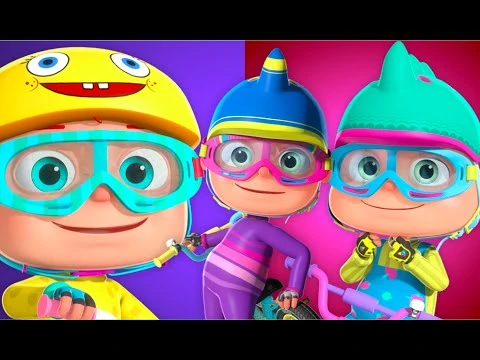 Five Little Babies Cycling On The Street | Videogyan Wiki | Fandom