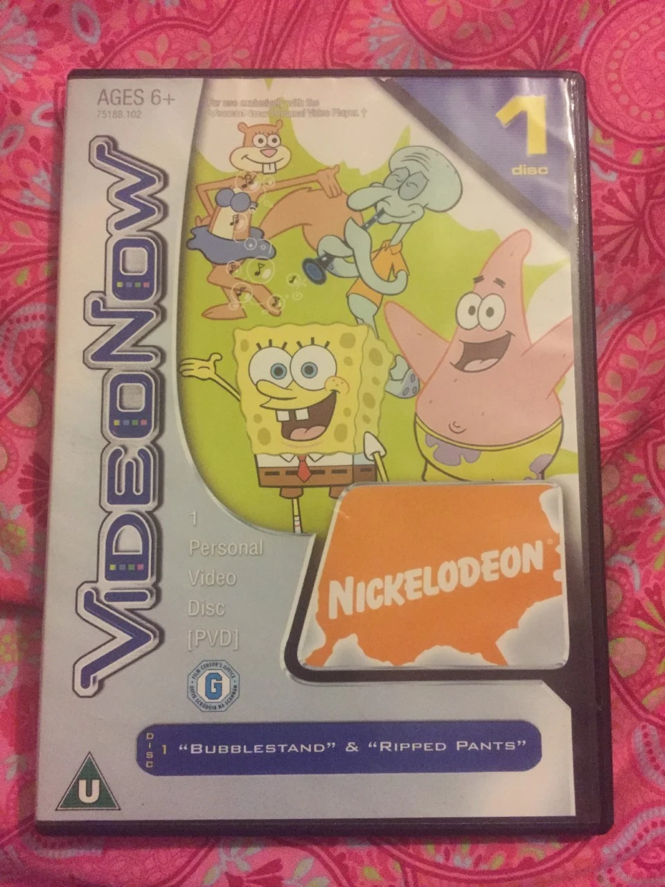 SpongeBob SquarePants discs | VideoNow Wiki | Fandom