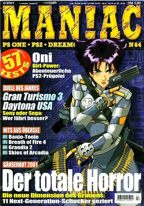 MANIAC 2/2001 | Videospiel-Zeitschriften Wiki | Fandom