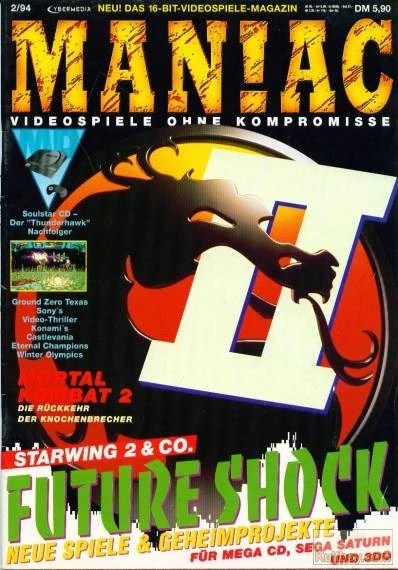 MANIAC 2/94 | Videospiel-Zeitschriften Wiki | Fandom