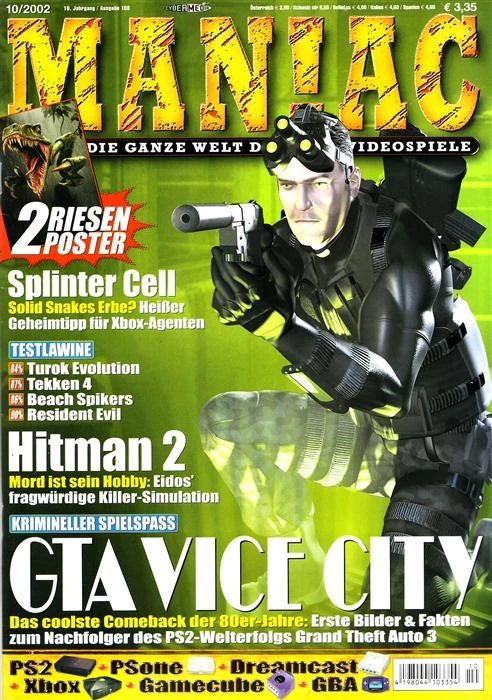 MANIAC 10/2002 | Videospiel-Zeitschriften Wiki | Fandom