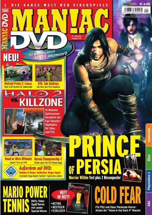 MANIAC 1/2005 | Videospiel-Zeitschriften Wiki | Fandom