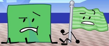 Flaggy and Green Screen | Village Of Objects Wiki | Fandom