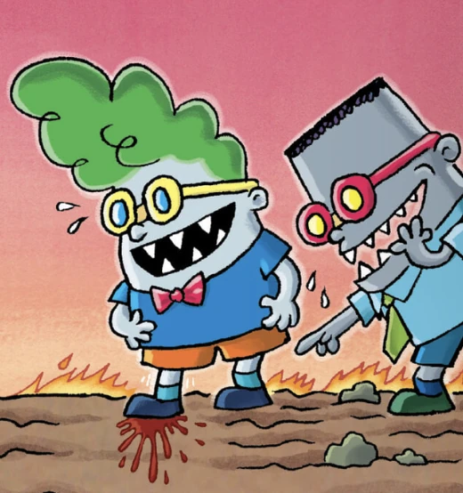 Zombie Nerd George Beard and Zombie Nerd Harold Hutchins | Villainous ...