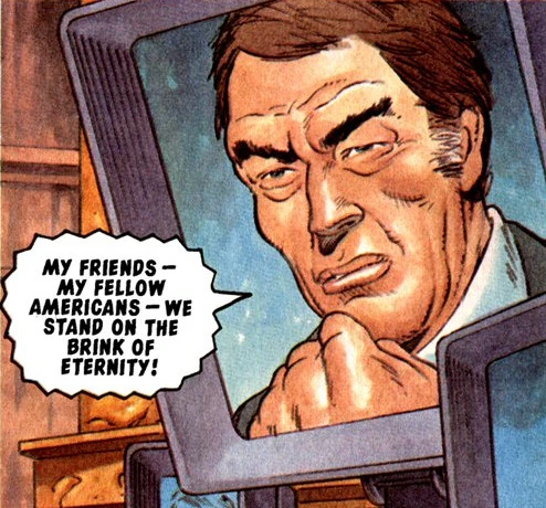 User blog:Deadpool7850/Pure Evil Proposal: President Booth (Judge Dredd ...