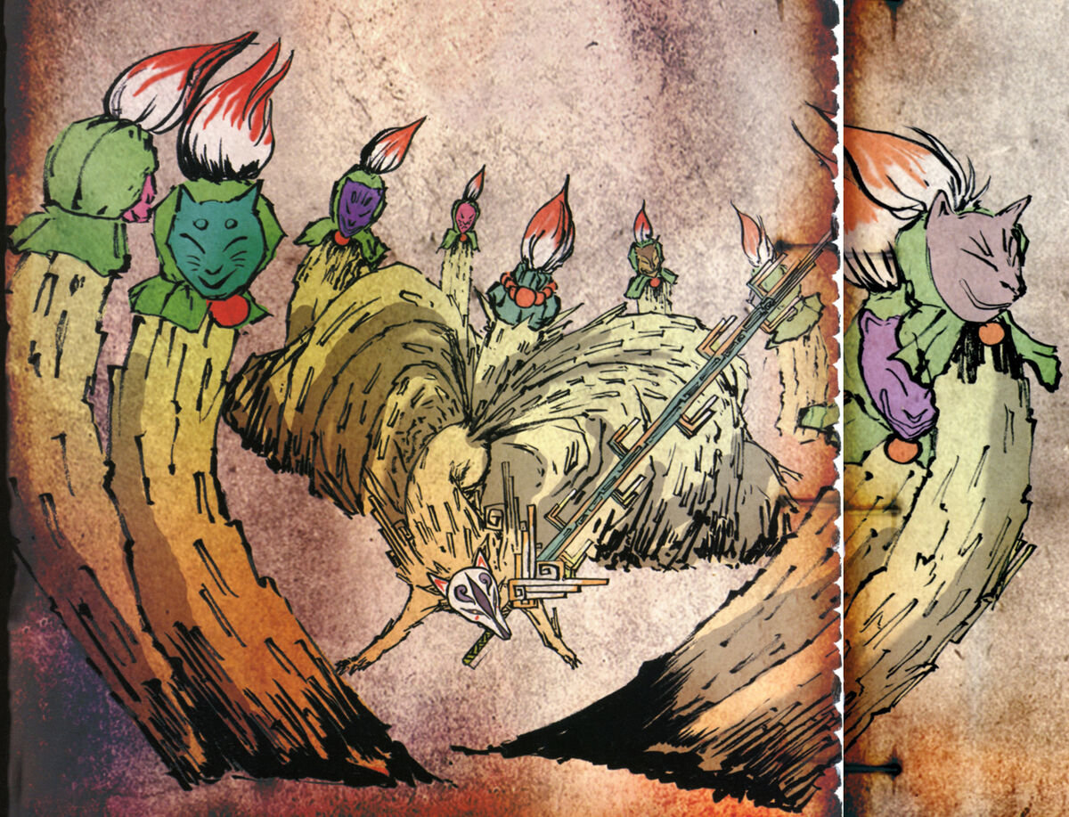 Ninetails (Ōkami) | Villains Wiki | Fandom