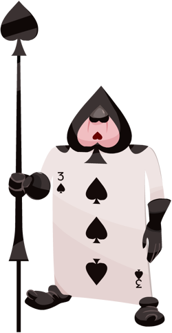 Alice In Wonderland Characters Disney Card Guards