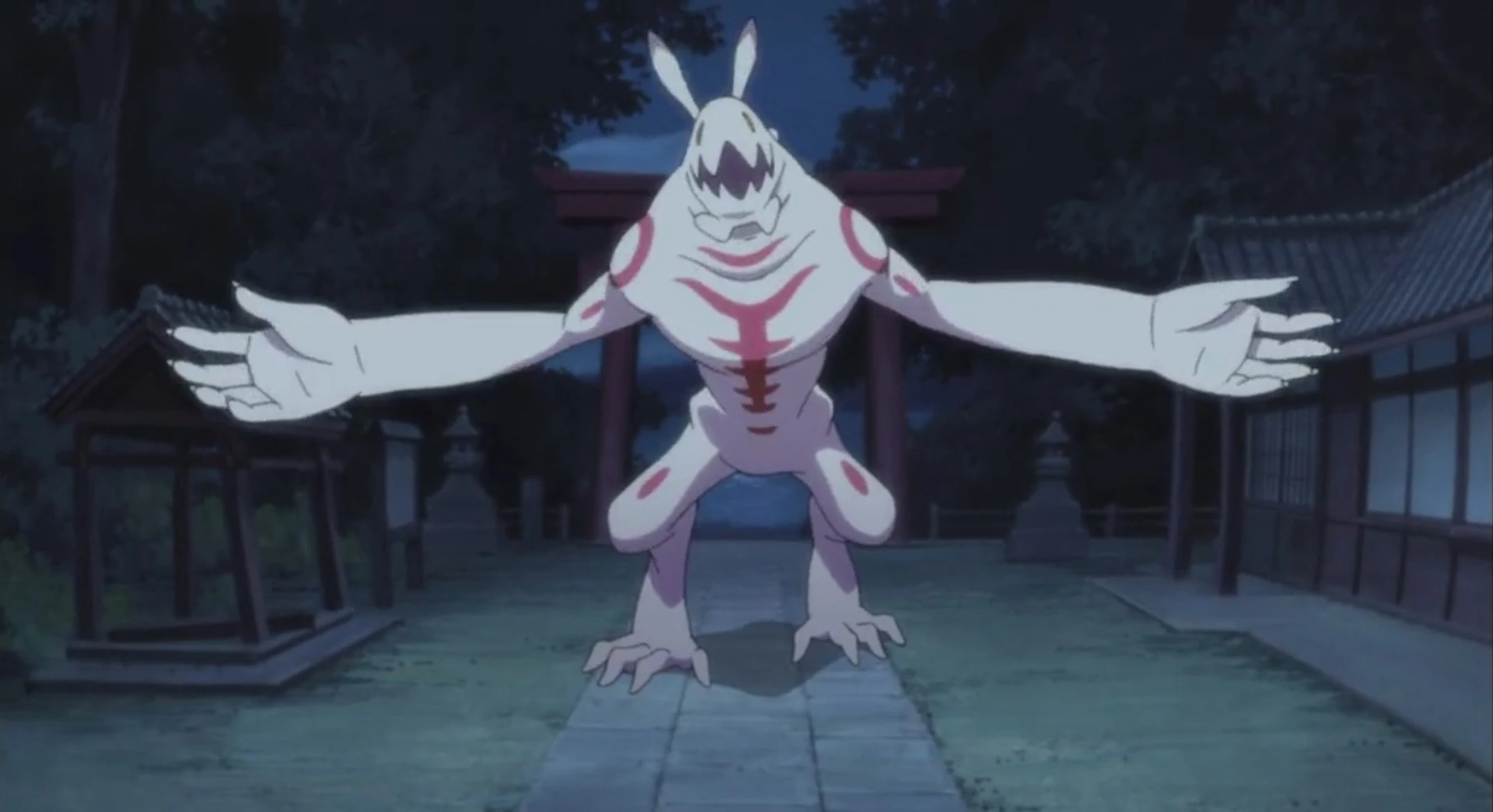 Anime White Rabbit Monster