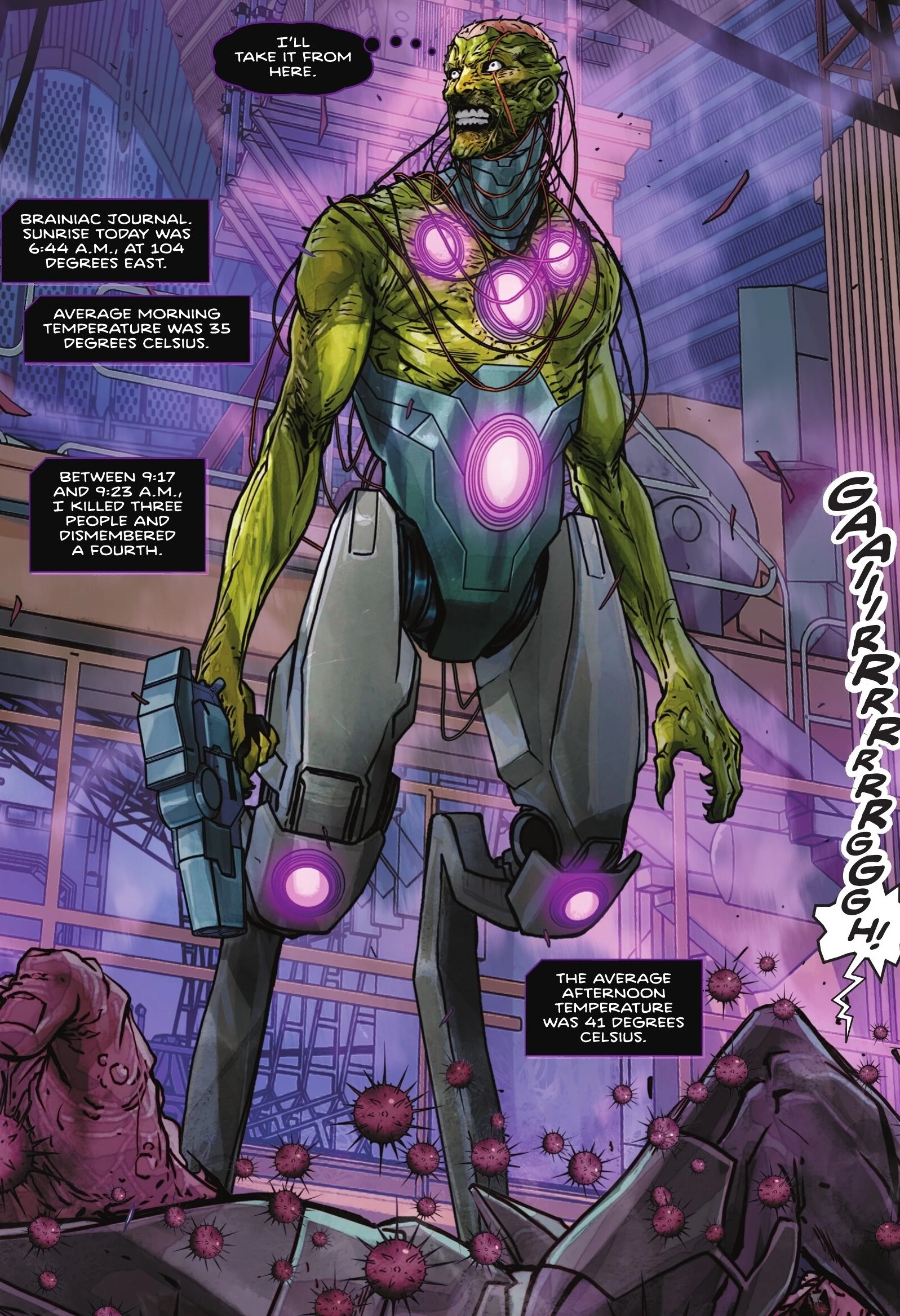 Cómics De Superhéroes Villanos De Brainiac