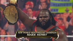 Mark Henry World Heavyweight Champion