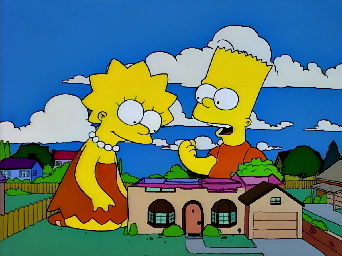 Giant Bart and Lisa | Villains Wiki | Fandom
