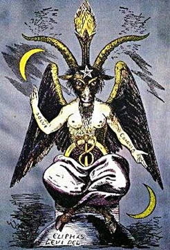 baphomet white background