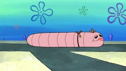 Spongebob Giant Worm
