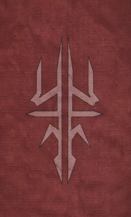 Tgod Logo Gesicht Posters Zwart Wit Lineaire Afbeelding Van Het Hoofd