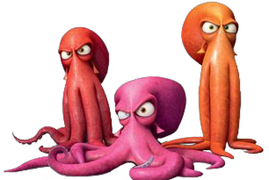 Evil Cartoon Octopus