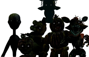 fnaf 3 phantom animatronics coloring pages