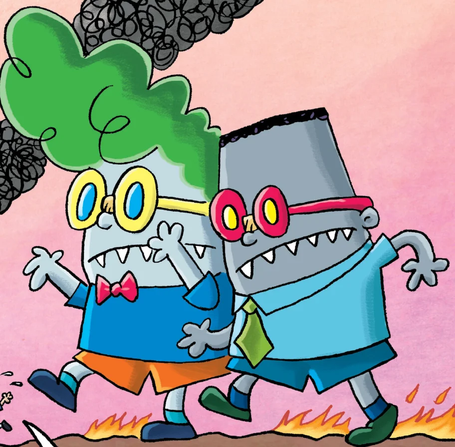 Zombie Nerd George Beard and Zombie Nerd Harold Hutchins | Villains ...