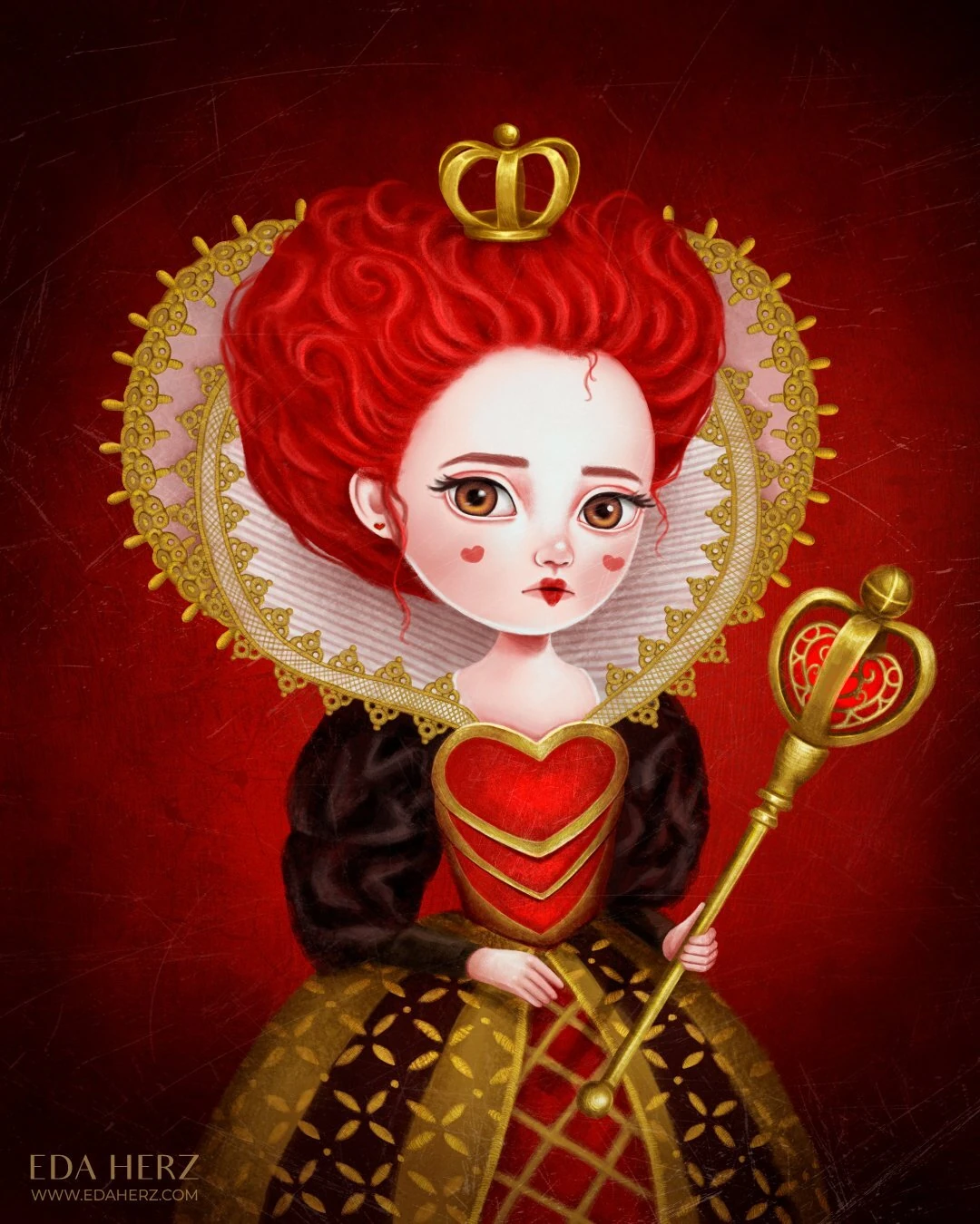 Queen Of Hearts Art