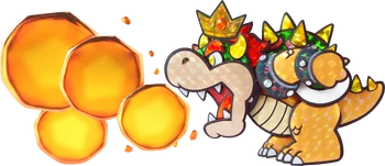 Paper Bowser | Villains Wiki | Fandom