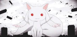 Madoka Magica Kyubey Gif