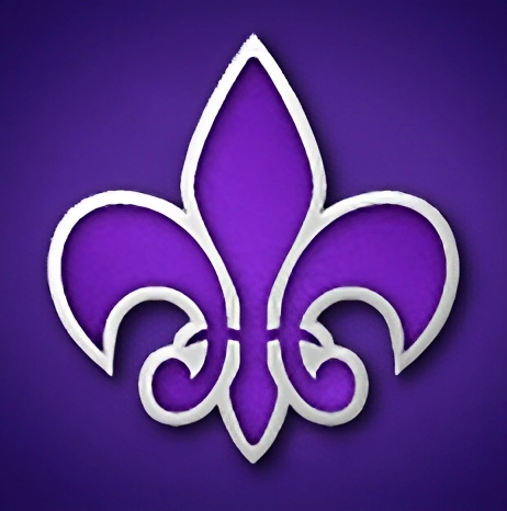 Saints Logo Purple