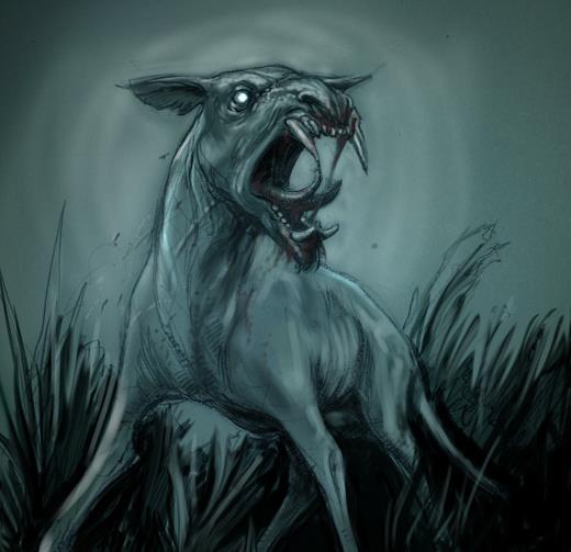 El Chupacabra Drawing