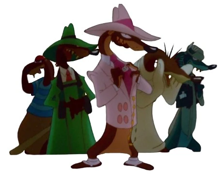 Weasel Cartoon Characters Villains