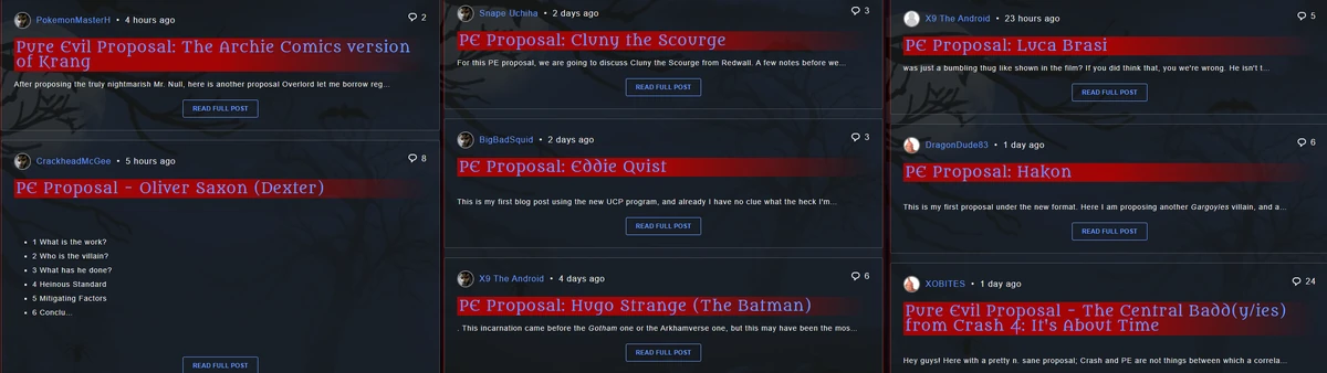 User blog:JustinMasterMine/Recent Blogs visual glitches | Villains Wiki ...