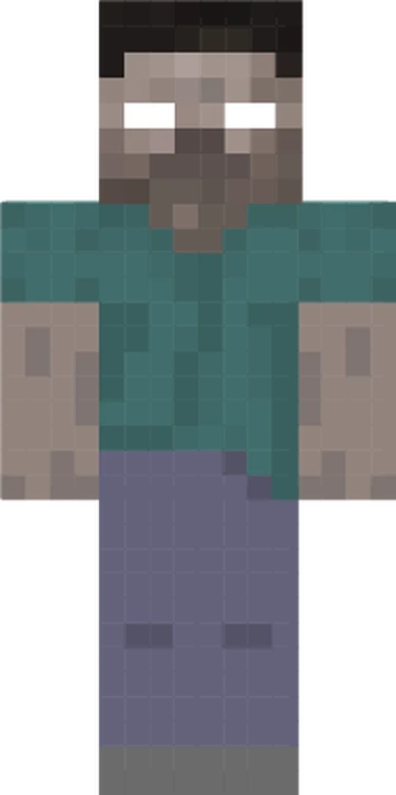 Herobrine Face Glowing Eyes