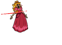 Scary Princess Peach