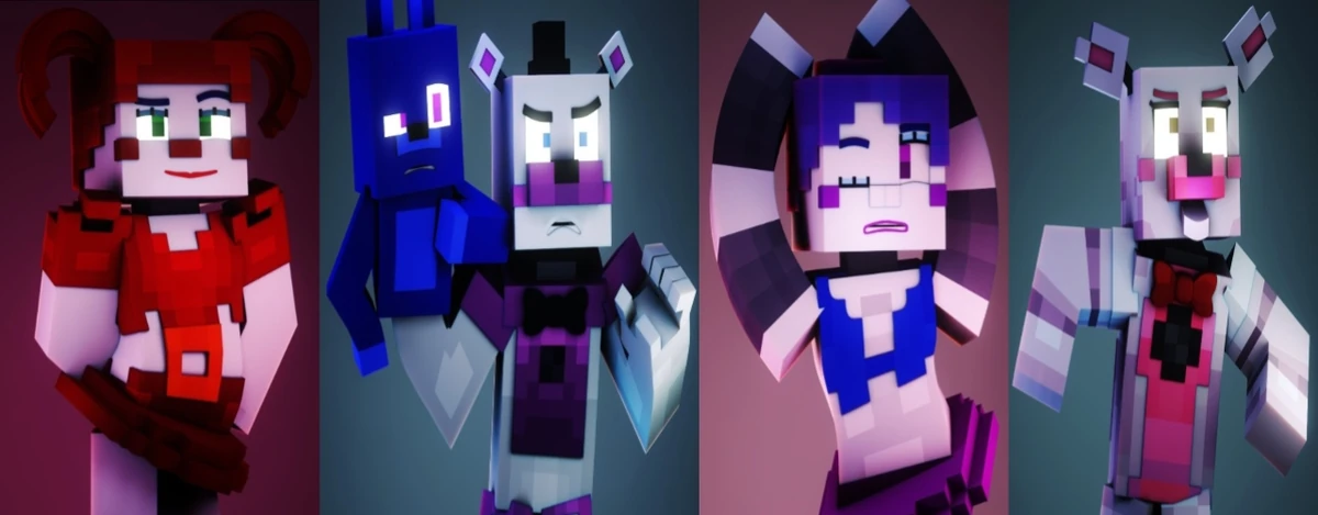 The Funtime Animatronics (Animation Lobby) | Villains Fanon Wiki | Fandom