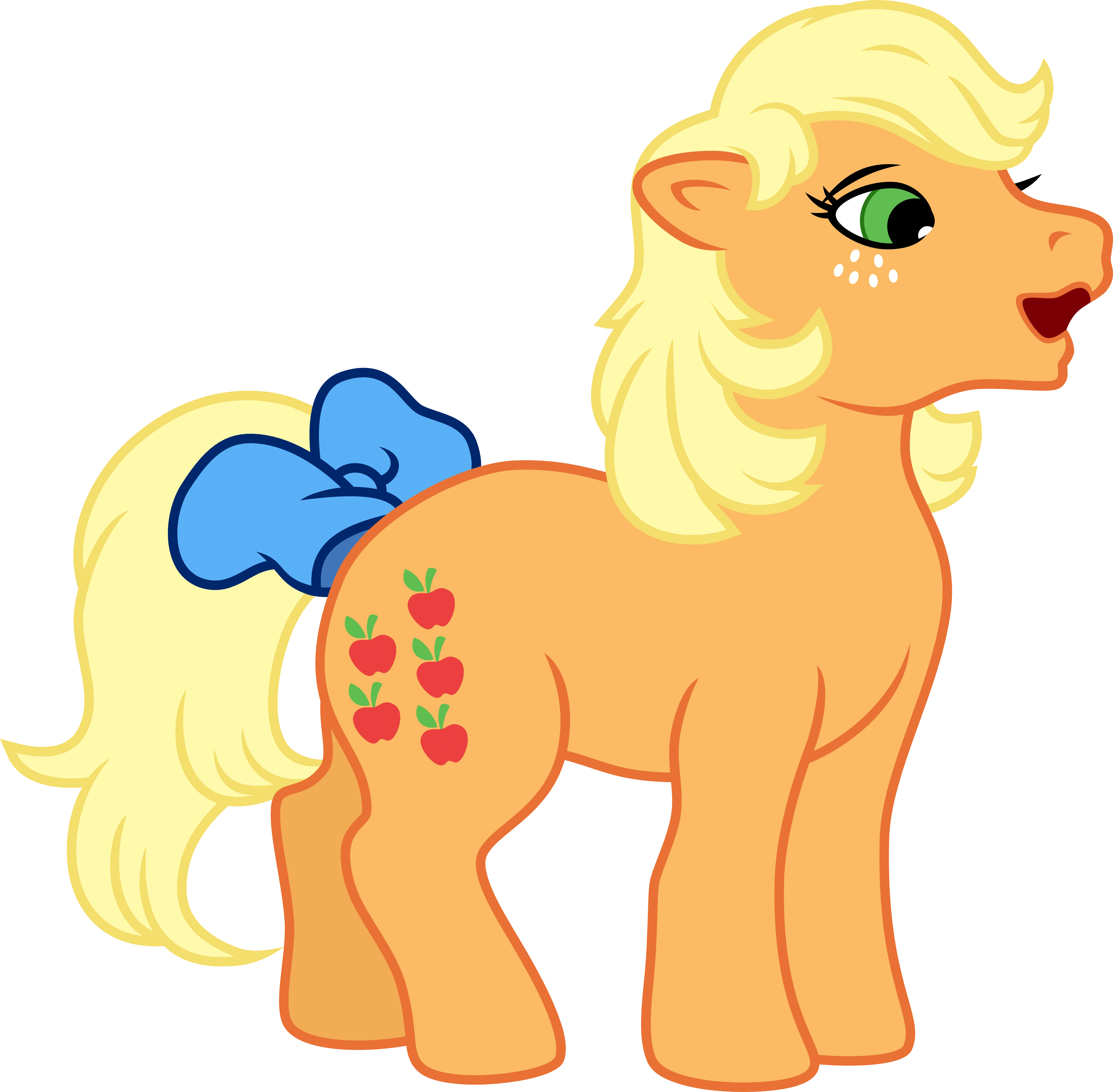 Applejack Running Vector