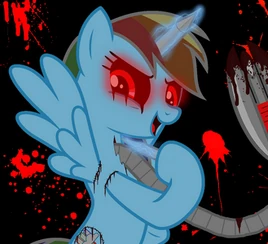 Rainbow Dash (Rainbow.EXE) | Villains Fanon Wiki | Fandom