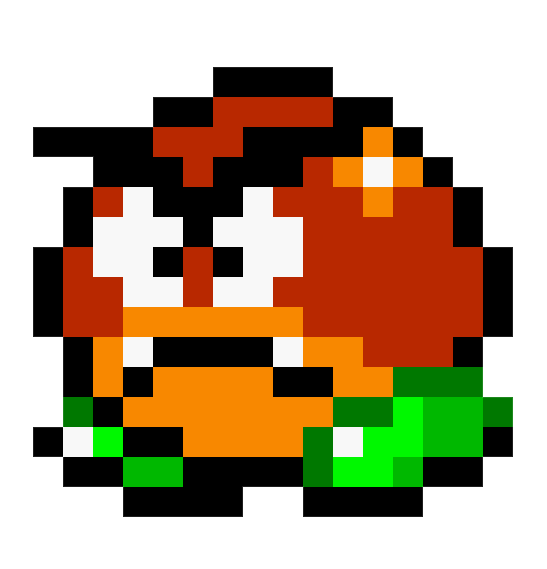 8 Bit Goomba Sprite