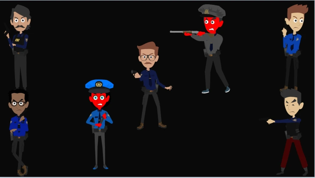 Vyond City Police Officers (Mixed Up Grounded Series) | Villains Fanon ...