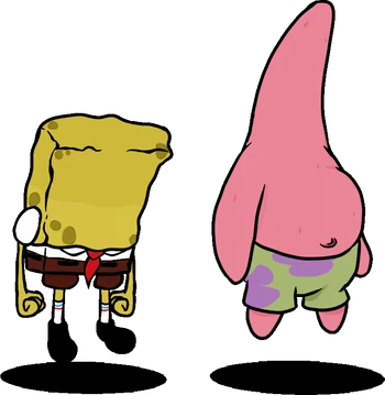 Faceless SpongeBob and Patrick | Villains Fanon Wiki | Fandom